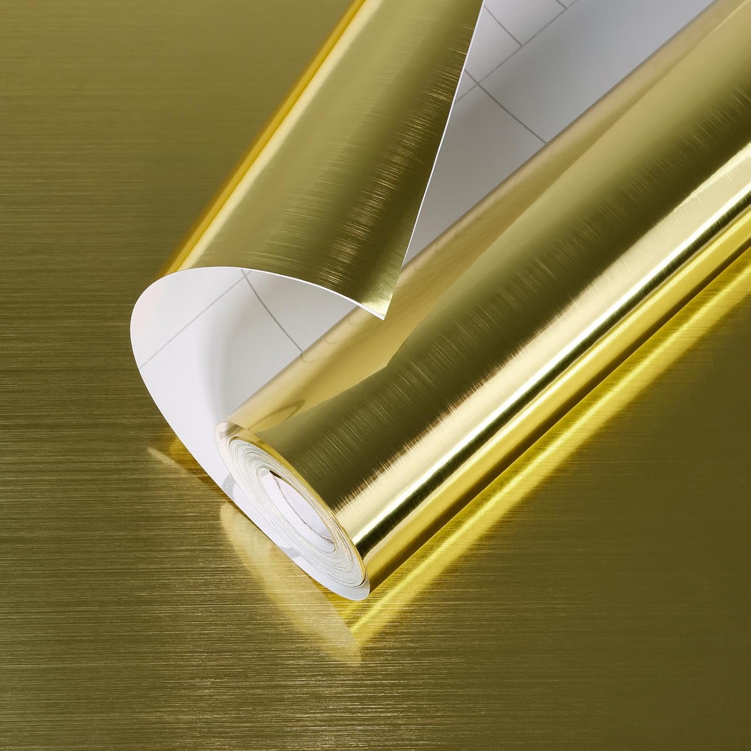 HorryHaus Gold Metallic Contact Paper Peel and Stick Countertop Contact ...