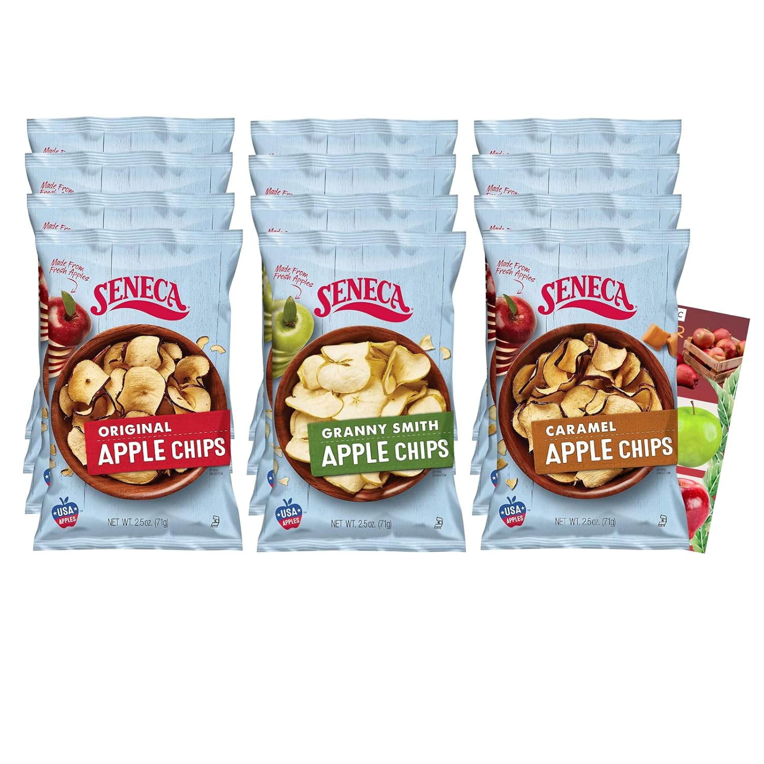 Amazon.com: Apple Chips Snack Bag Variety Pack Includes 4 Packs Each of ...