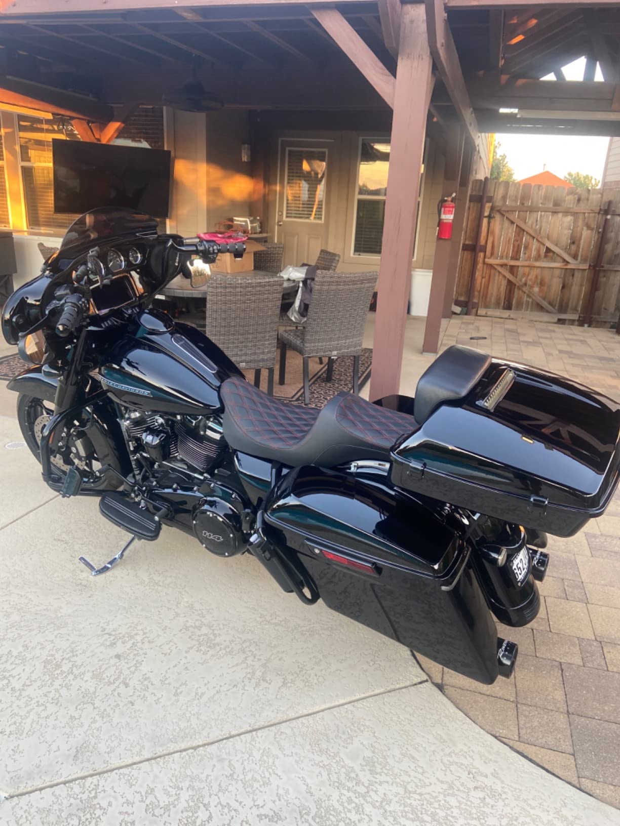 $44/mo - Finance TCT-MT Chopped Tour Pack Trunk w/ 2-UP Mounting Rack ...