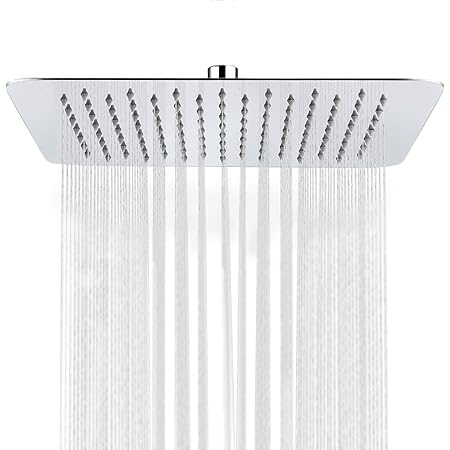 SR SUN RISE Luxury 12 Inch Large Square Stainless Steel Shower Head ...