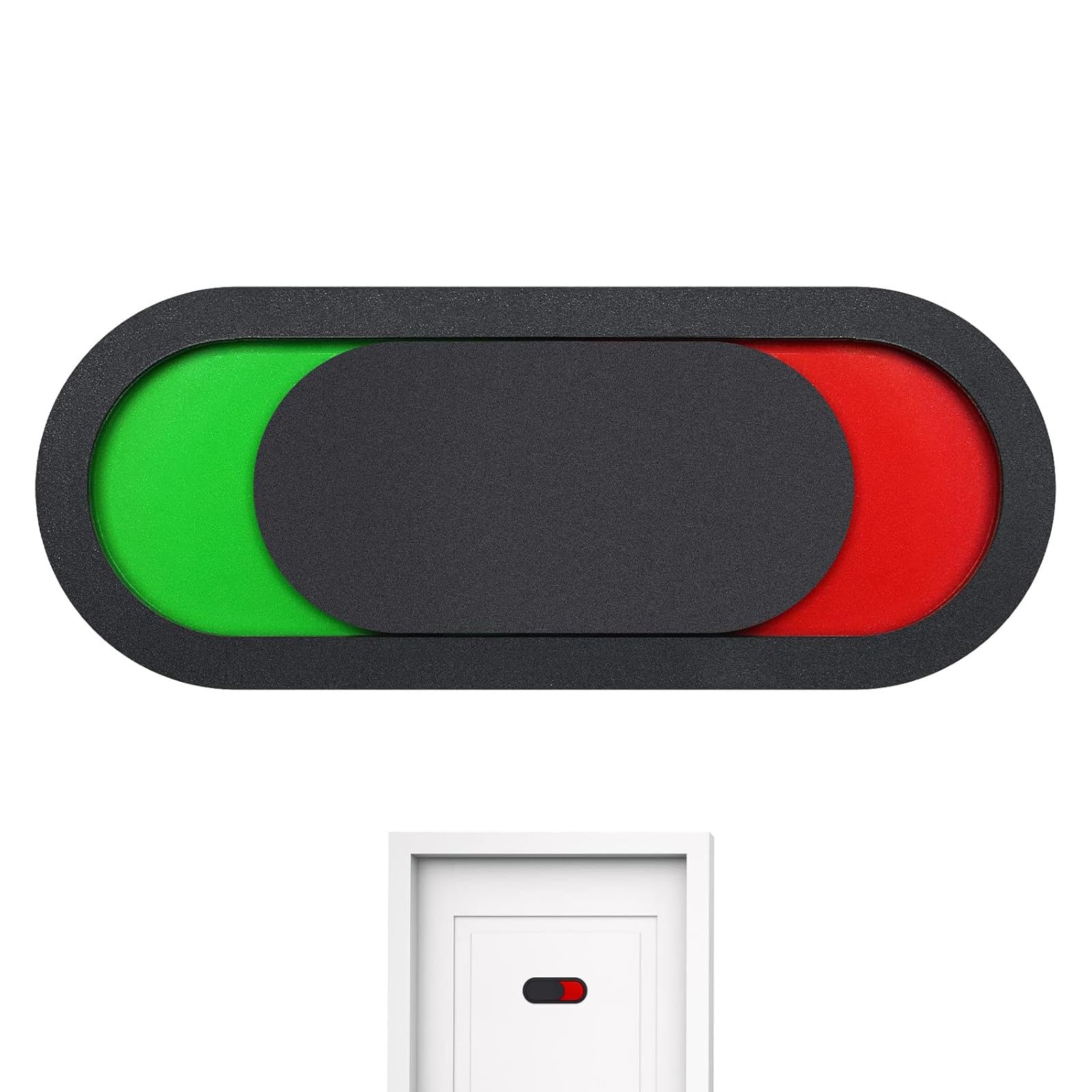 Amazon.com: Privacy Sign, Do Not Disturb Sign Red Green Slider Door ...