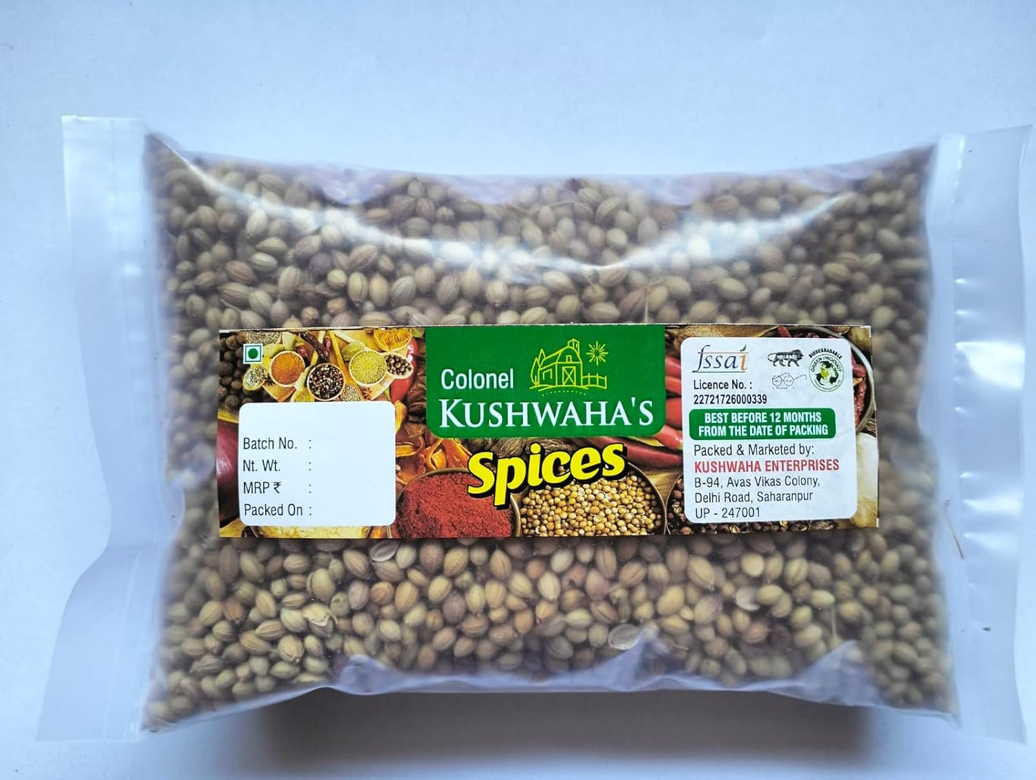 Colonel KUSHWAHA'S Sabut Dhaniya | Coriander seeds : Amazon.in: Grocery ...