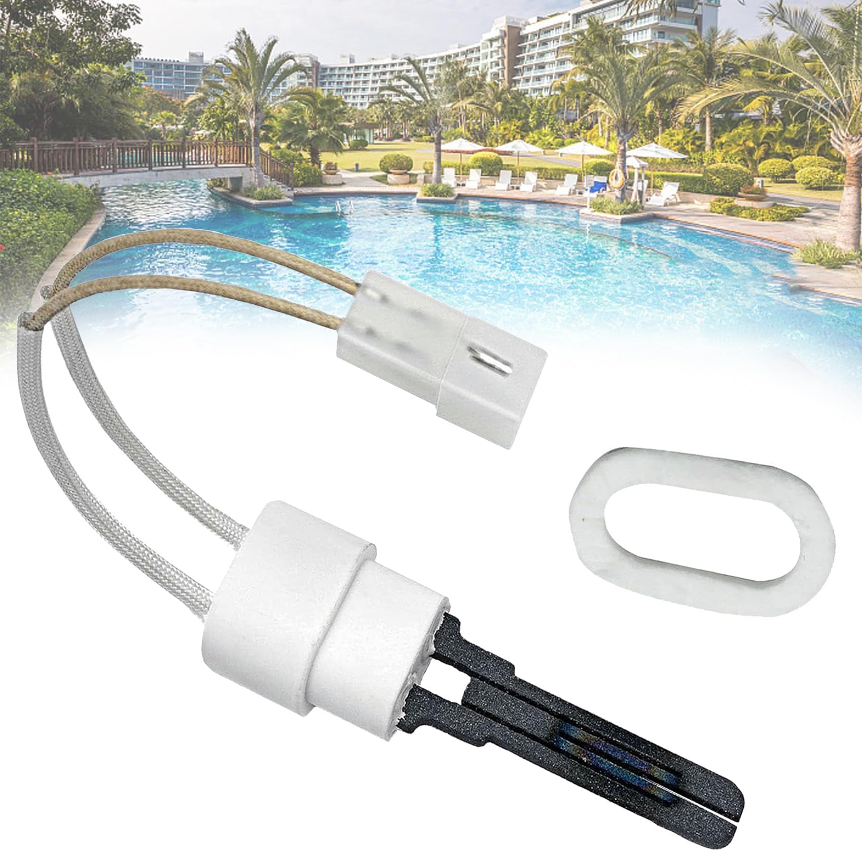 Amazon.com : 77707-0054 Pool Heater Igniter Gasket Kit Compatible with ...