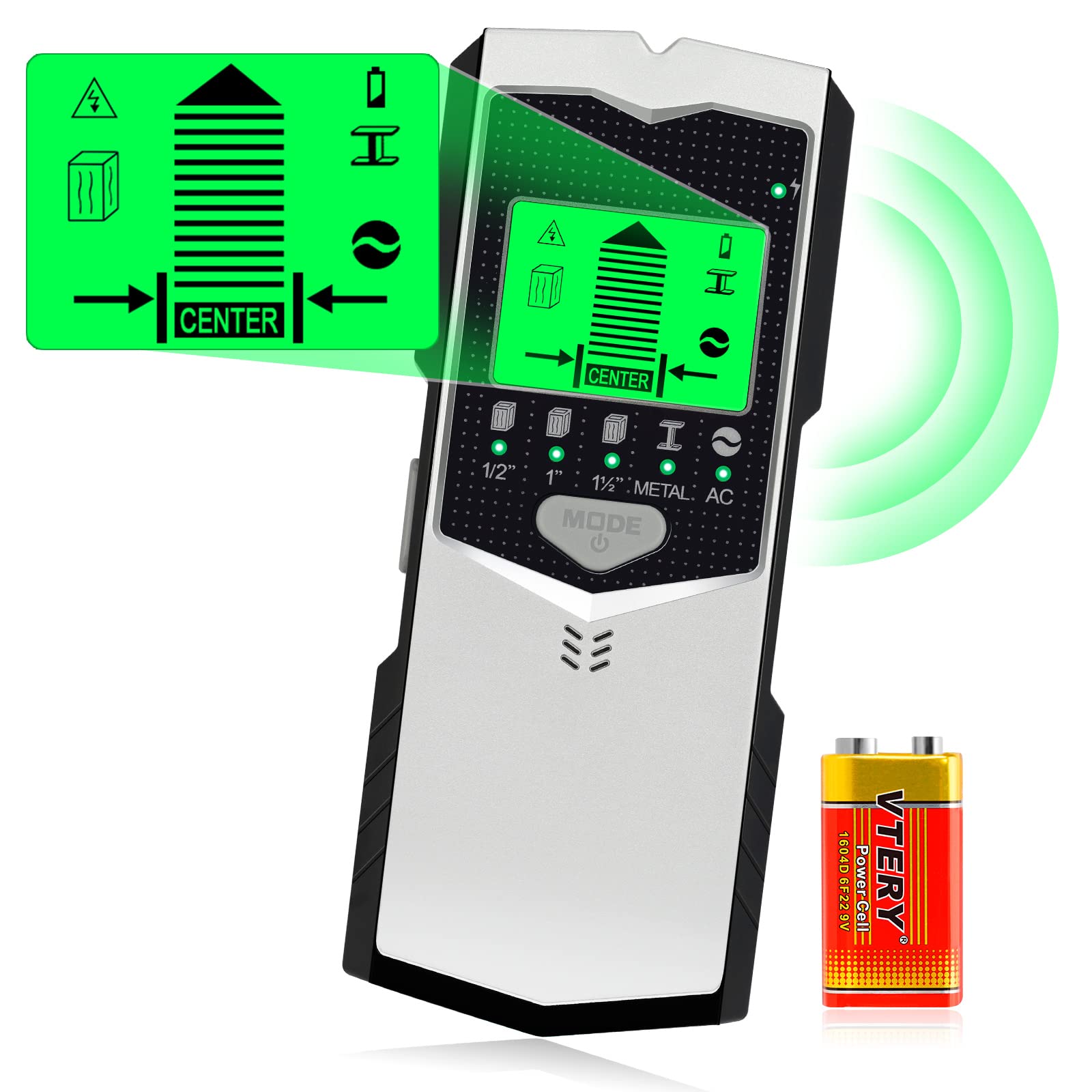 Buy Stud Finder, 5 in 1 Stud Finder Wall Scanner with Intelligent ...