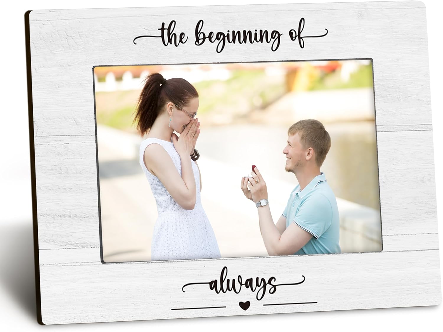 Amazon.com - DUXMNAMG Engagement Wedding 4x6 Picture Frame, Wedding ...