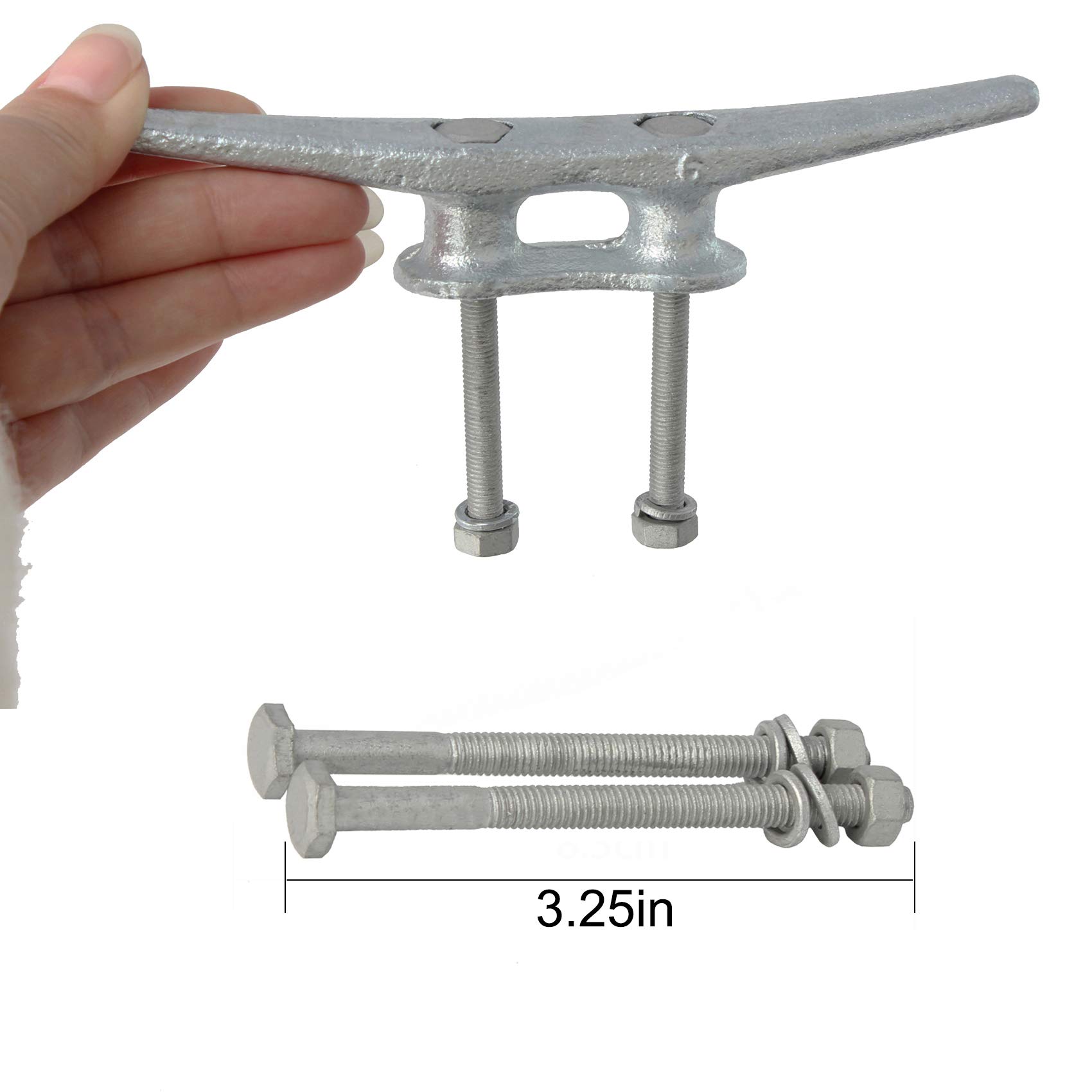 Snapklik.com : VEITHI Dock Cleats 6 Inch 5 Pack - Hot Dipped Galvanized ...