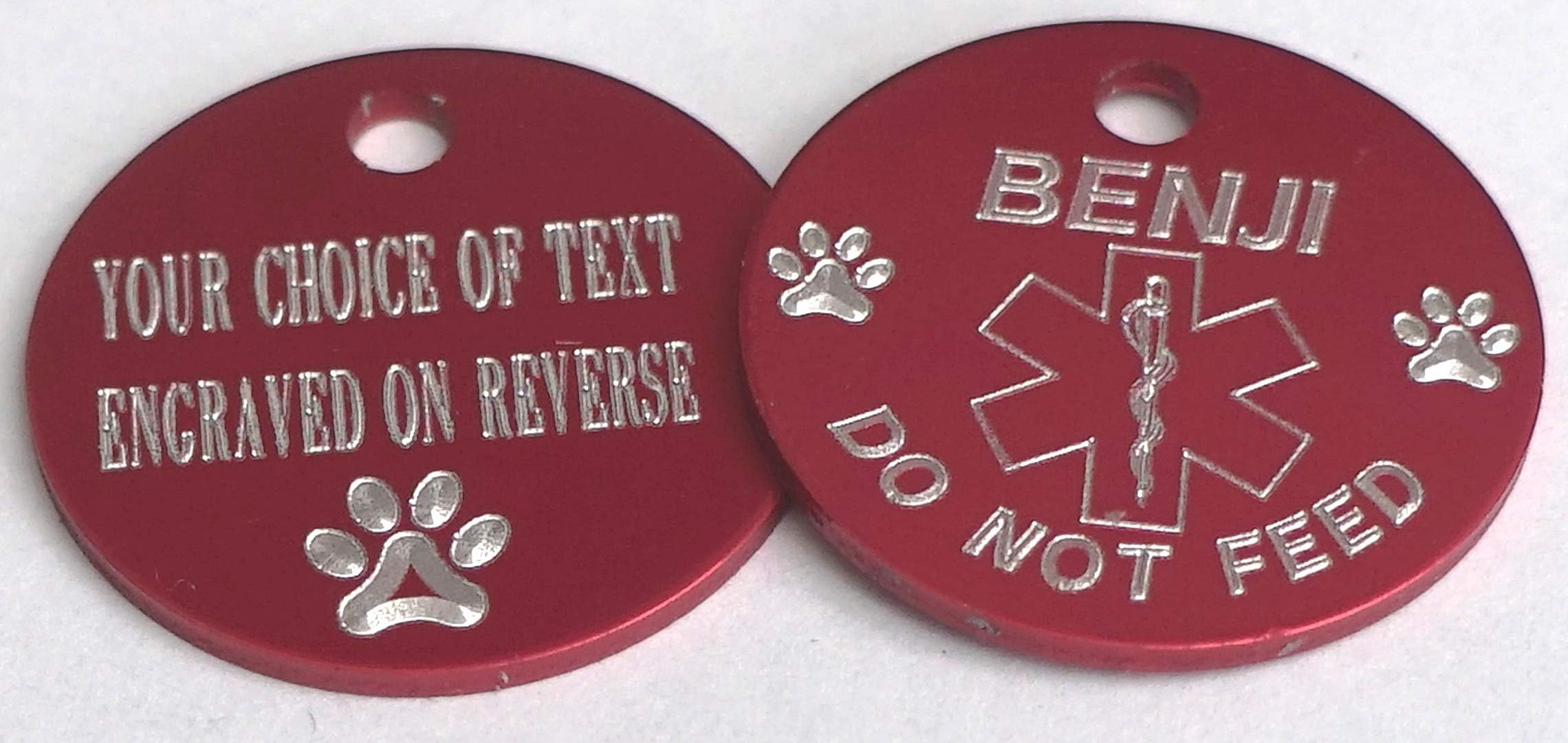 Diabetes Dog Tag, Insulin Dependent Diabetic Pet ID Tags For Cats and ...