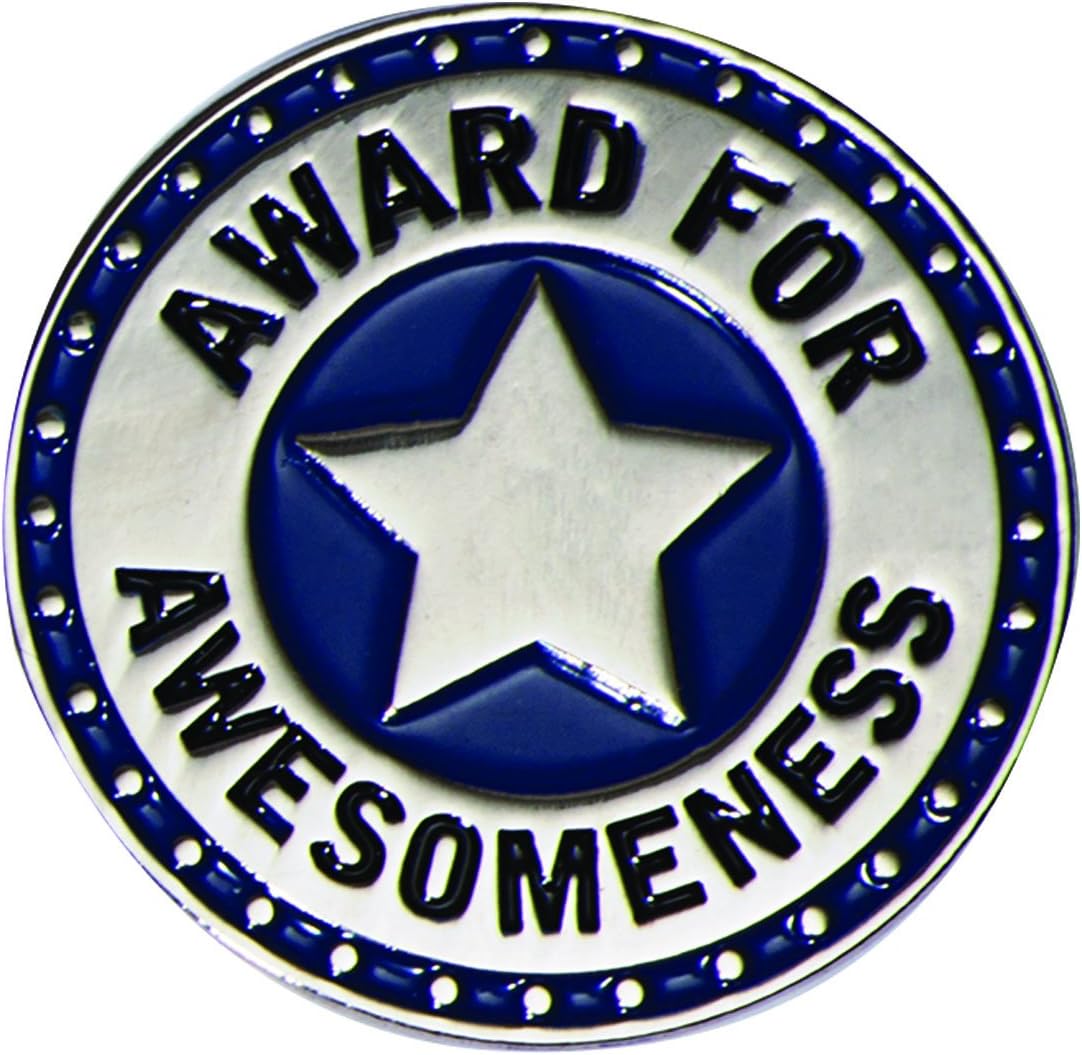 Amazon.com: TCDesignerProducts Award for Awesomeness Blue/Silver ...