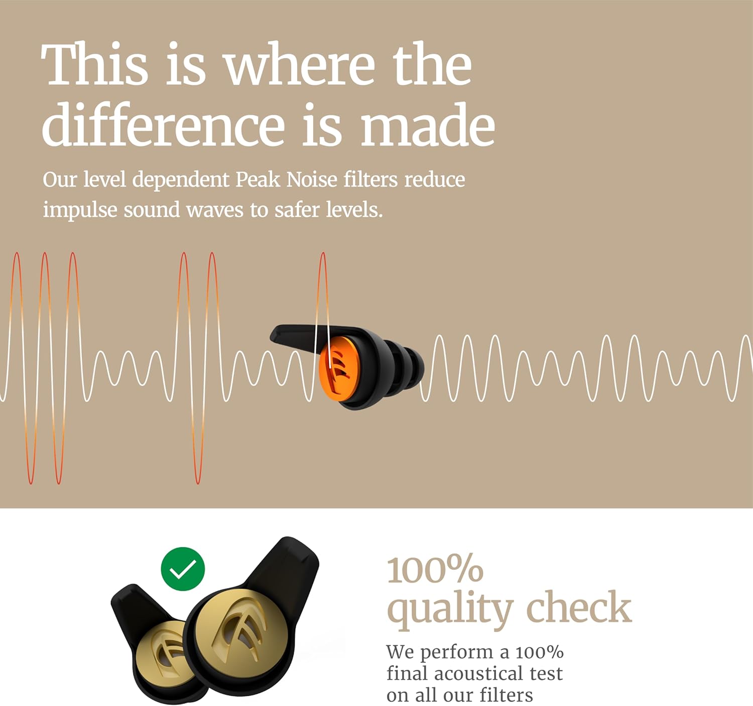 Ear Plugs for Shooting - Impulse Noise Filters, Hunting Ear Protection ...