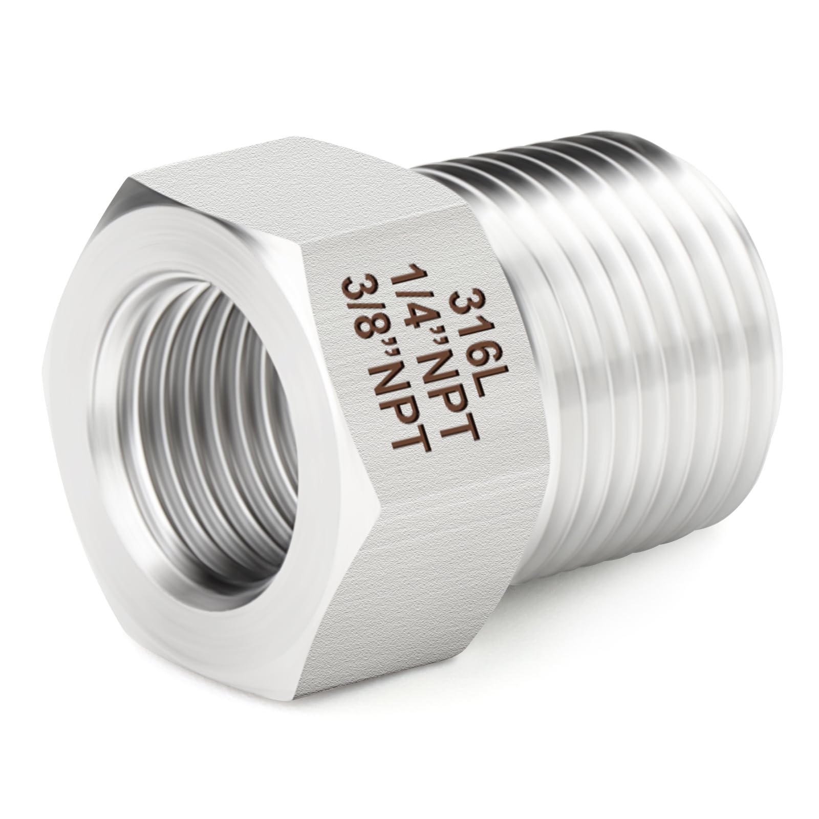 Snapklik.com : TAISHER 5PCS Forging Of 316L Stainless Steel Reducer Hex ...