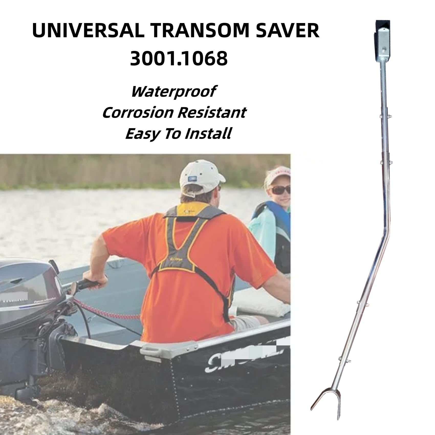 Snapklik.com : Universal Transom Saver, 3001.1068, Adjustable Heavy ...