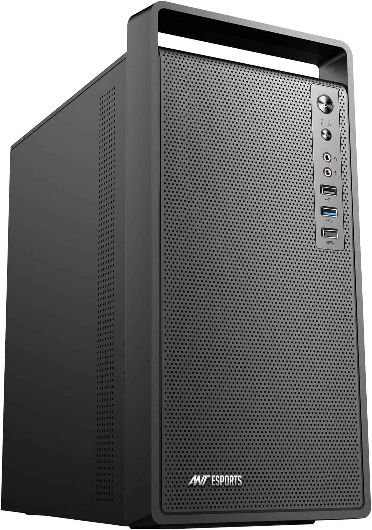 Amazon.in: Buy CIRCLE Polycarbonate Desktop Computer Cabinet - Black ...