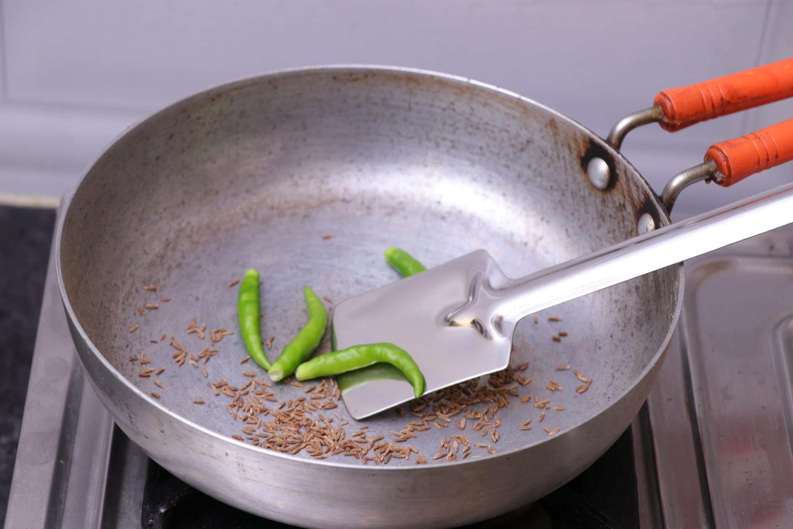 Buy Garden Of Arts Stainless Steel Tavetha/Turners/Spatulas/Cooking ...