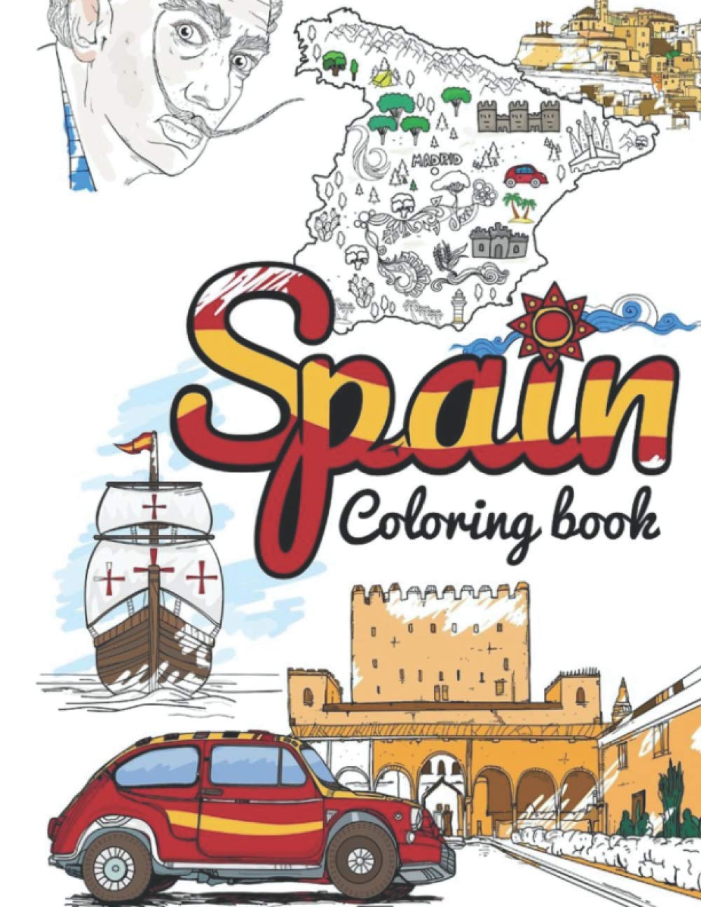 Spain Coloring Pages For Kids