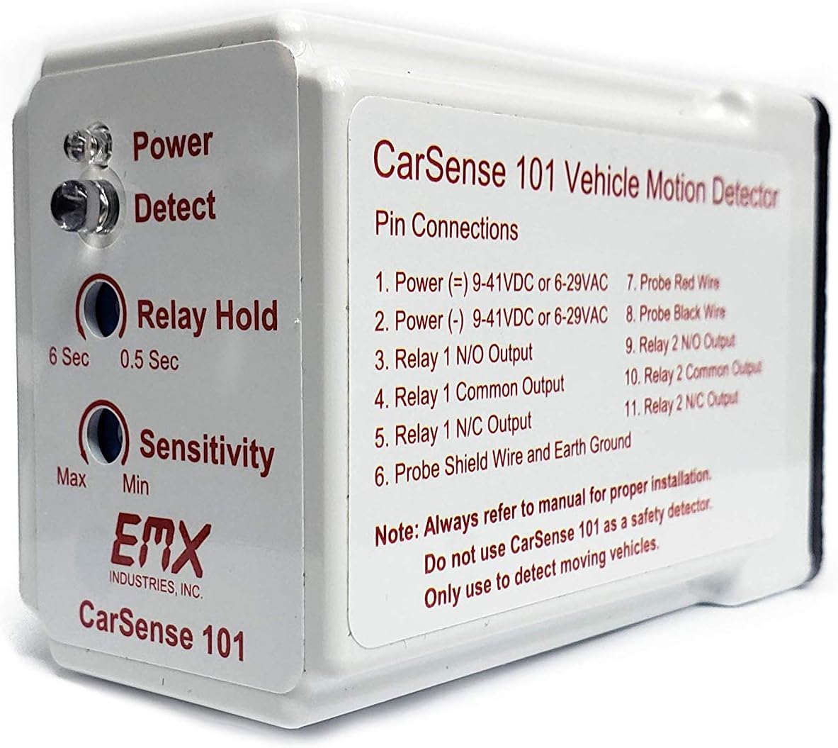 Amazon.com: EMX CarSense 101 Outdoor Buried Driveway Sensor 9…41VDC ...