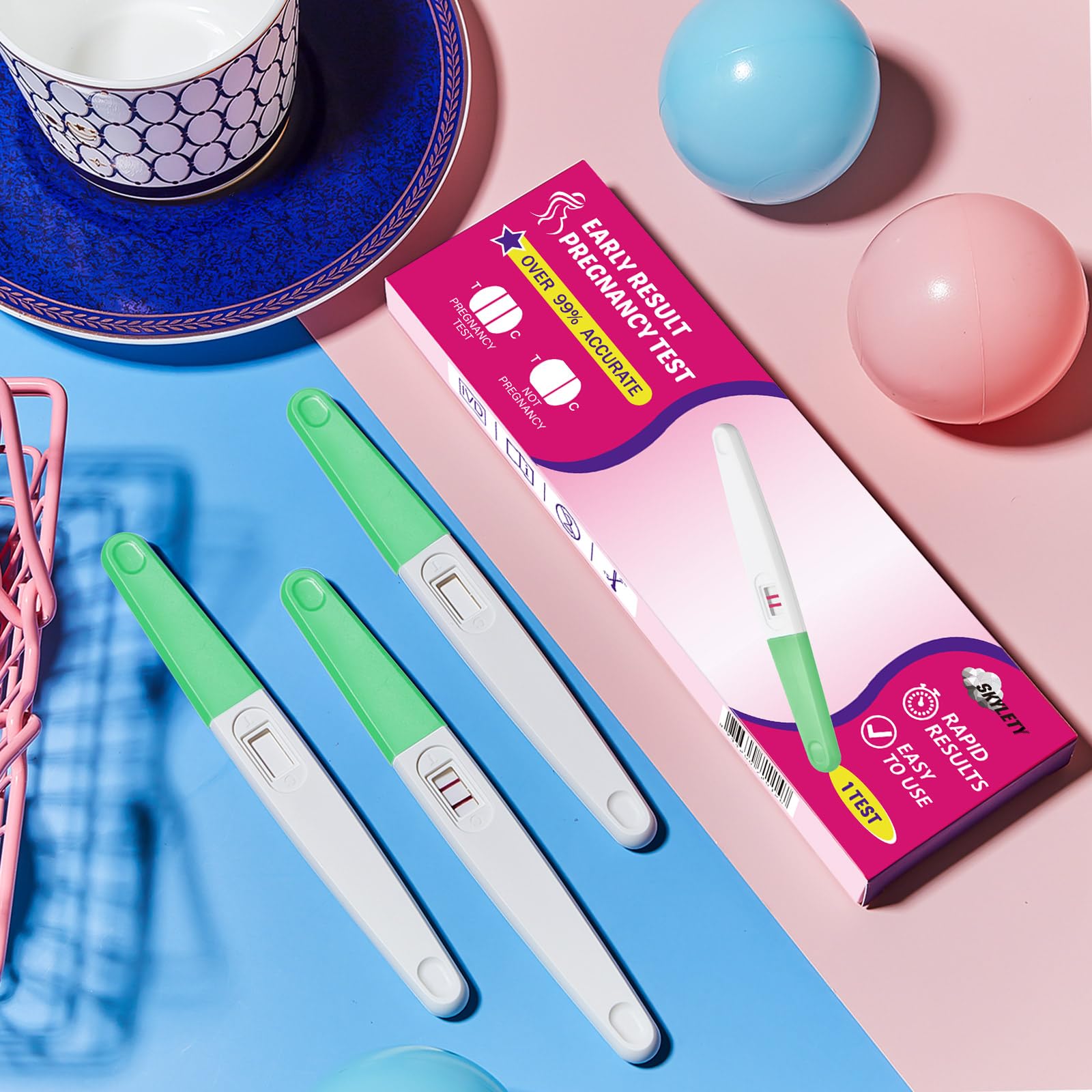 Snapklik.com : Skylety 3 Pack Fake Pregnancy Test Prank Kit - Realistic ...