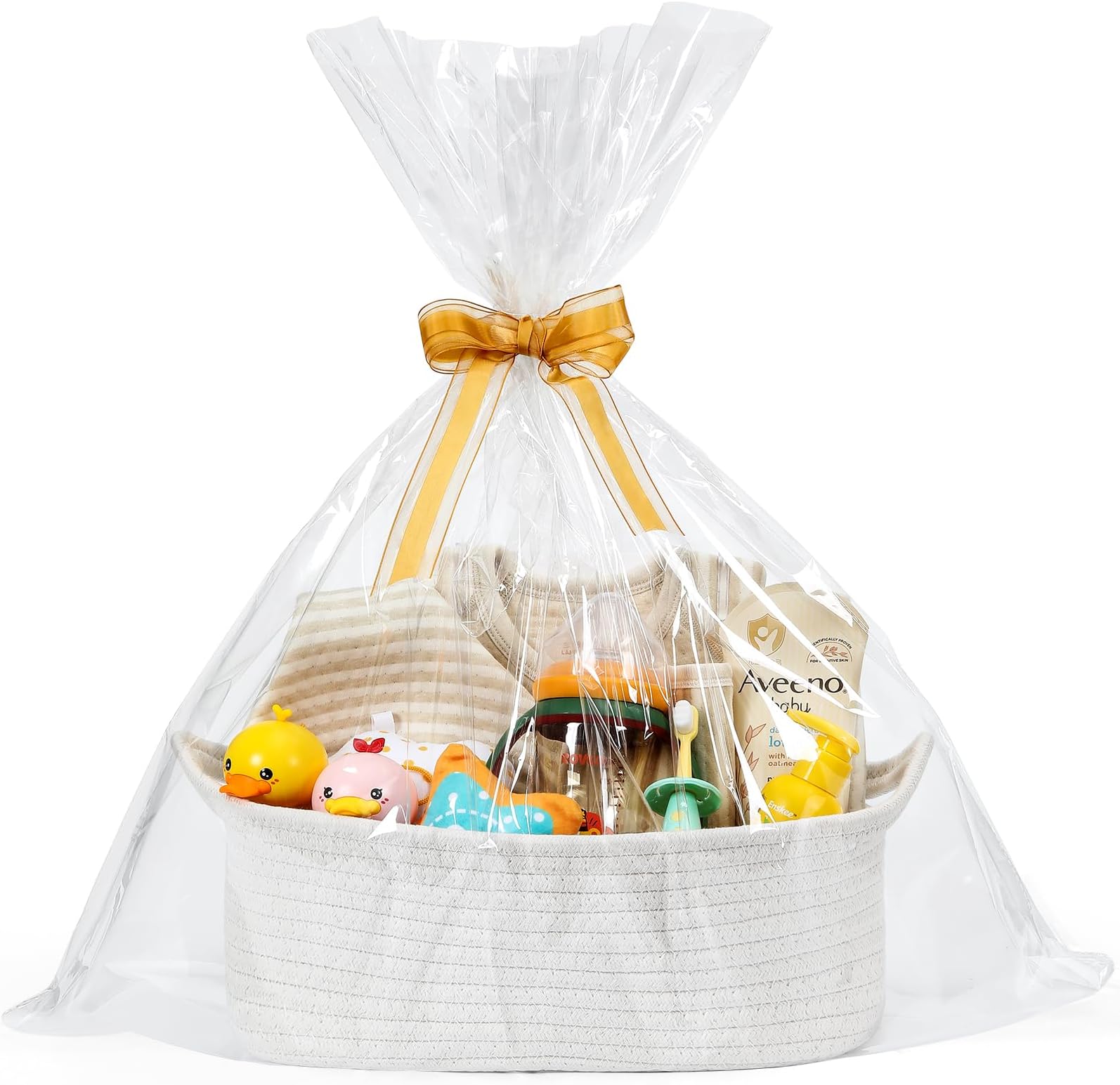 Amazon.com: CHICVITA Woven Basket for Gifts, Small Basket for Towels ...