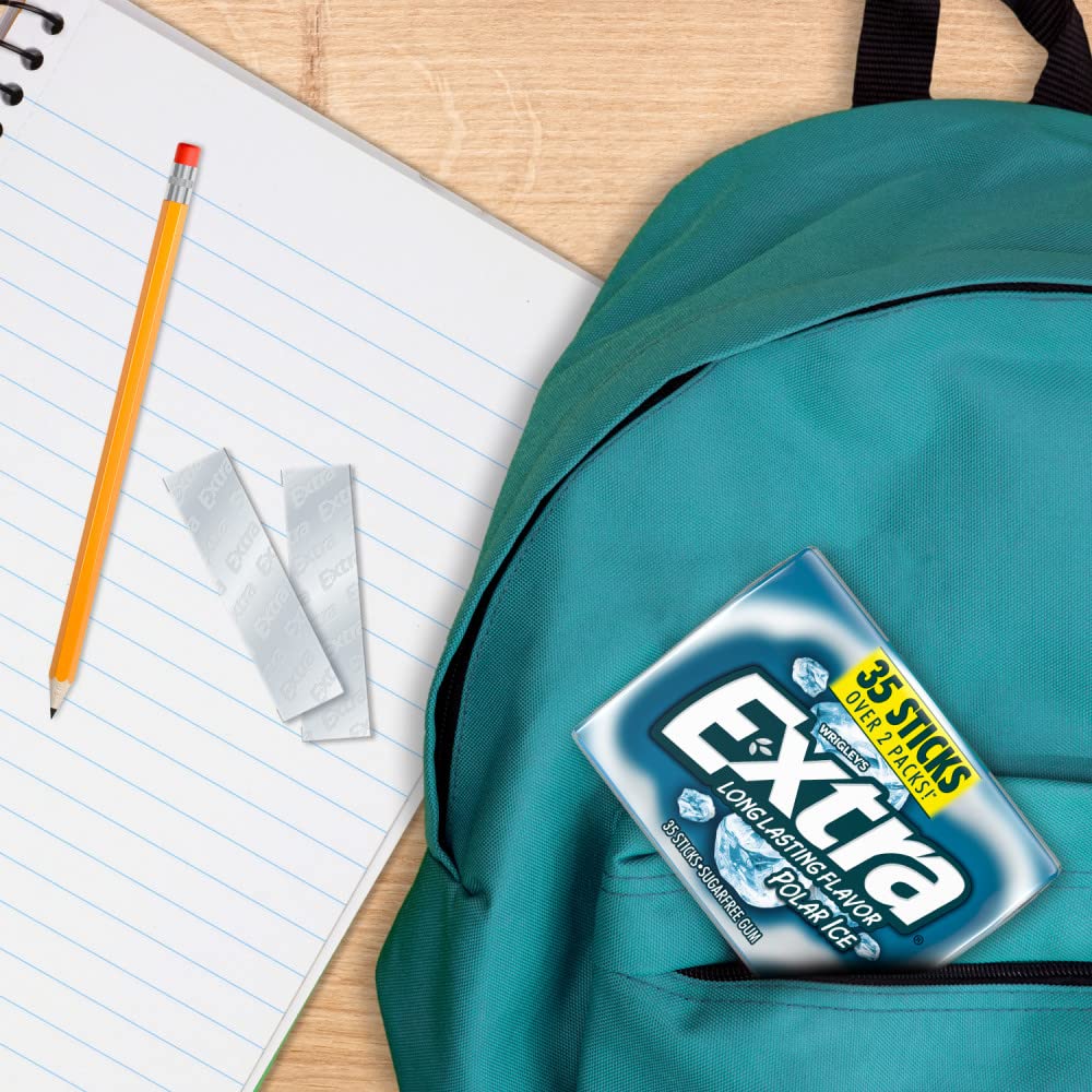 Snapklik.com : EXTRA Polar Ice Sugarfree Chewing Gum, 35-stick Packs