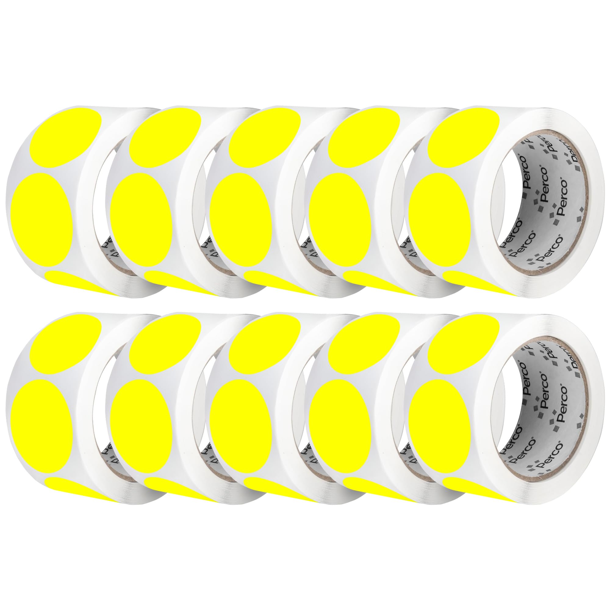 Snapklik.com : Perco Fluorescent Yellow 2-Inch Perforated Circle Dot ...