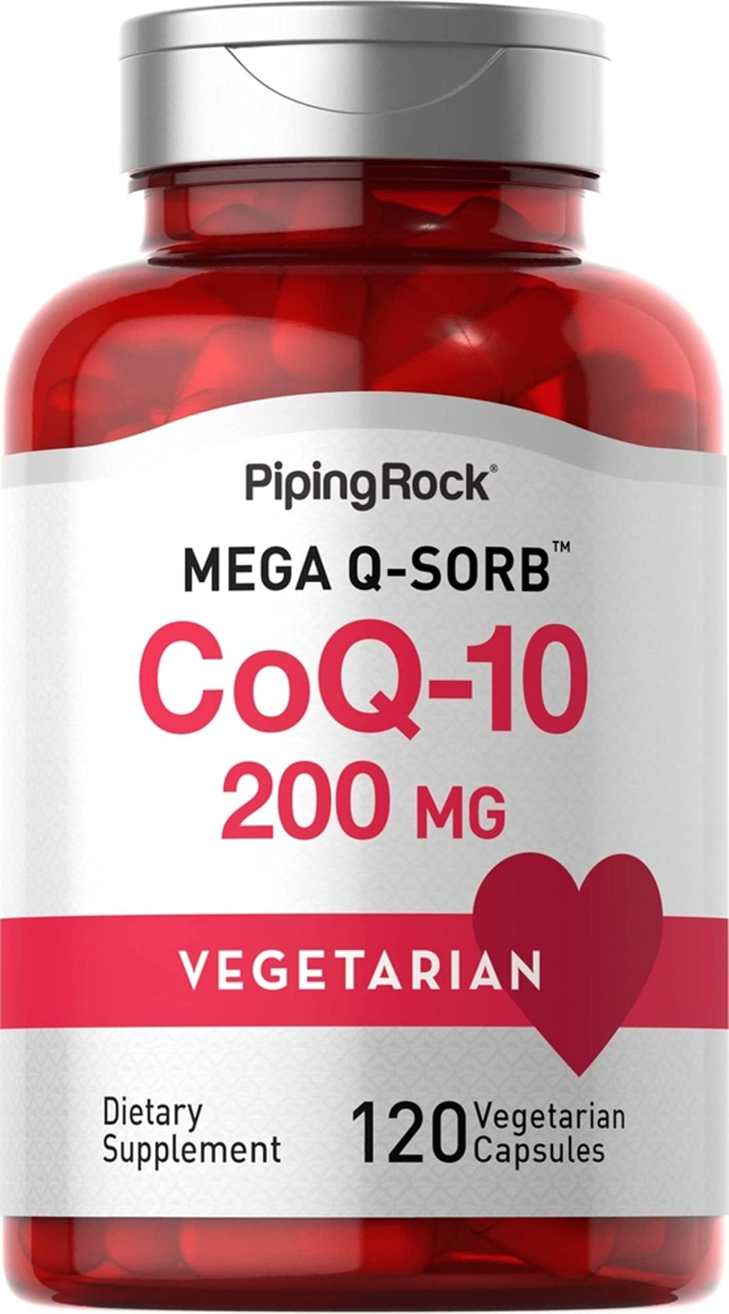 Amazon.com: Piping Rock CoQ10 200mg | 120 Capsules | Coq10 Coenzyme ...