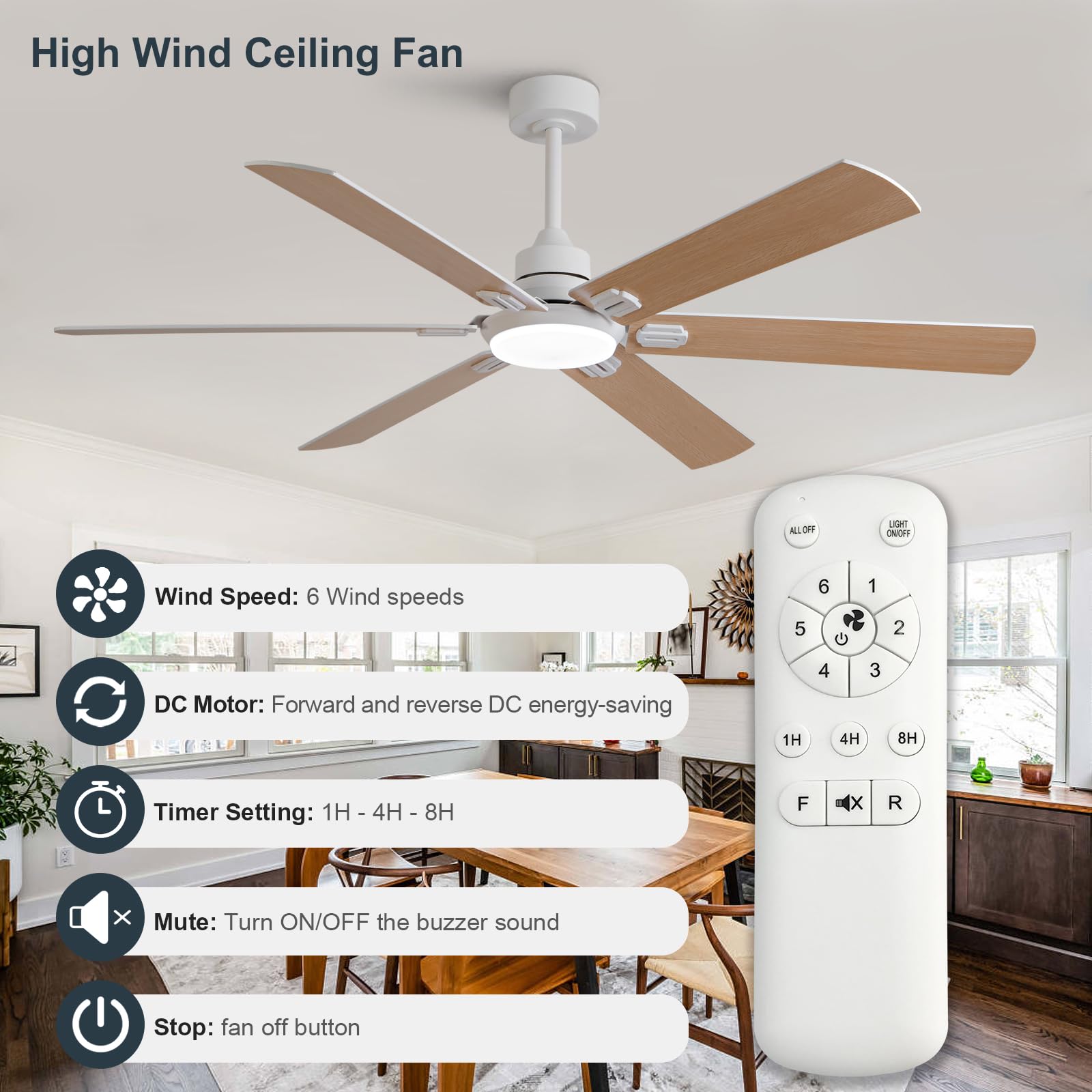 Snapklik.com : BOOMJOY 60 Ceiling Fans