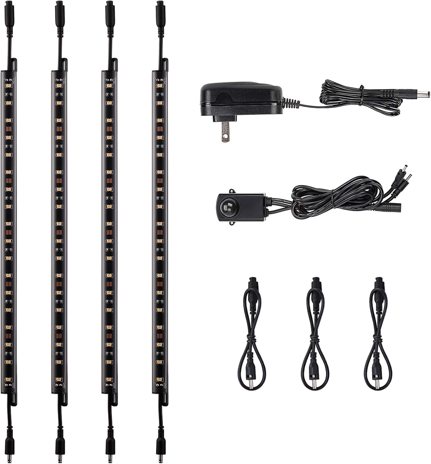TORCHSTAR LED Safe Lighting Kit, (4) 12 Inch Linkable Light Bars ...