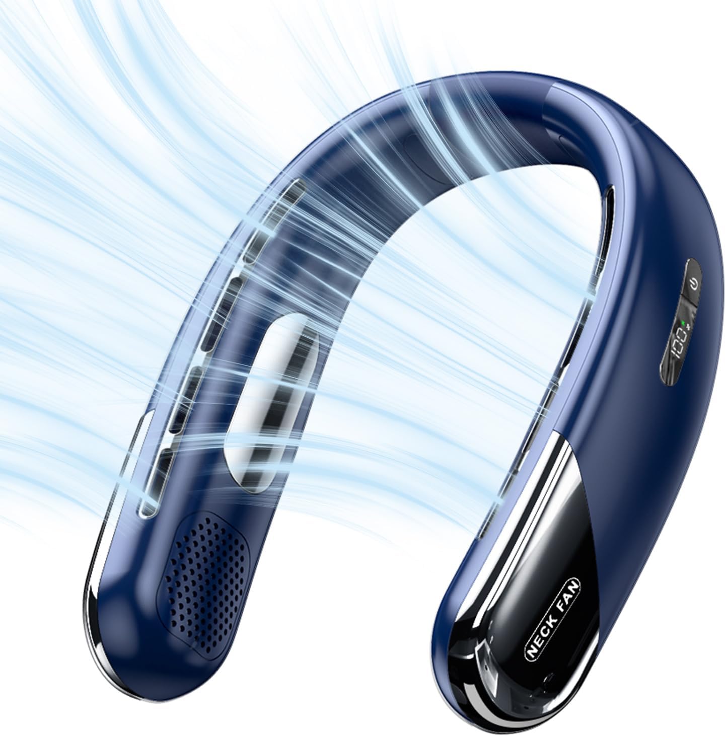 Amazon.com: JISULIFE Portable Neck Fan Pro, 100 Speeds Bladeless ...