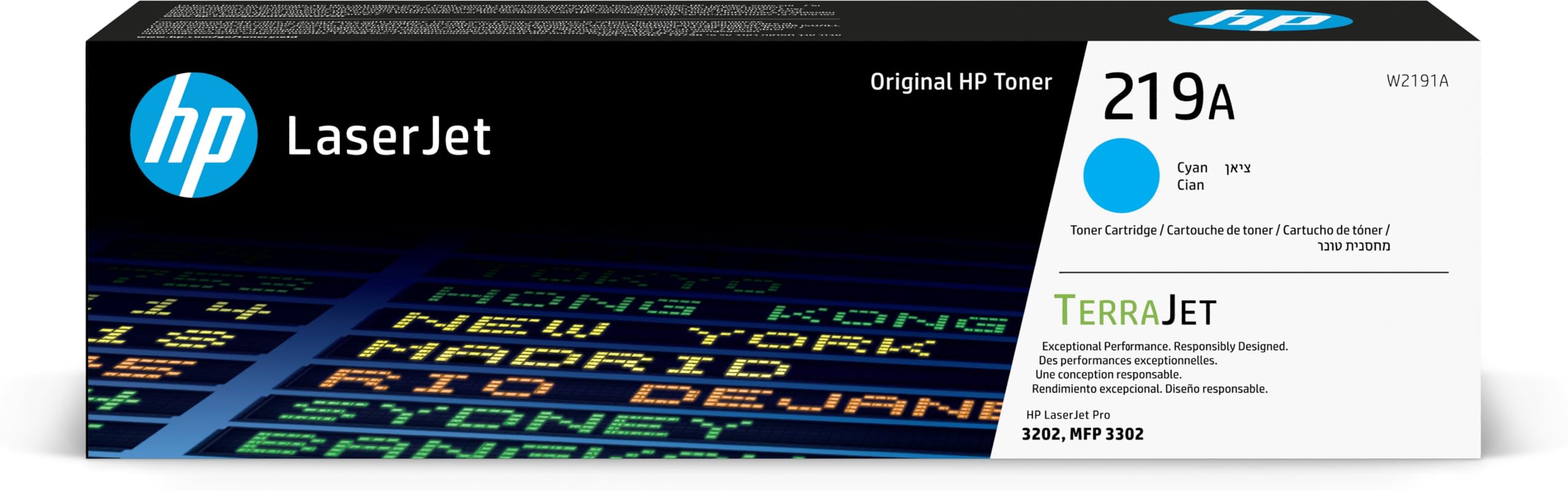 HP 219A Cyan Original LaserJet Toner Cartridge : Amazon.co.uk ...