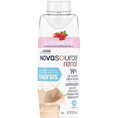Amazon.com: NOVASOURCE RENAL Strawberry 24 x 8 fl oz Carton ...