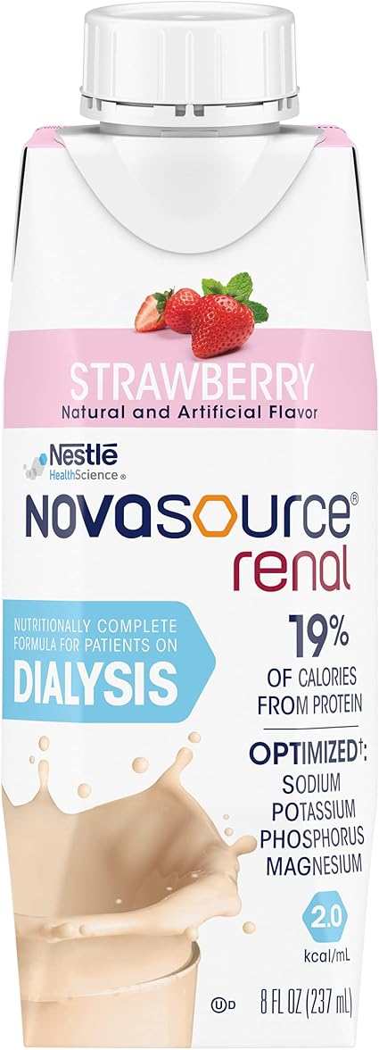 Amazon.com: NOVASOURCE (2.0 kcal/mL) RENAL Strawberry Formula for ...