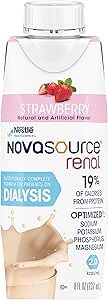 Amazon.com: NOVASOURCE (2.0 kcal/mL) RENAL Strawberry Formula for ...