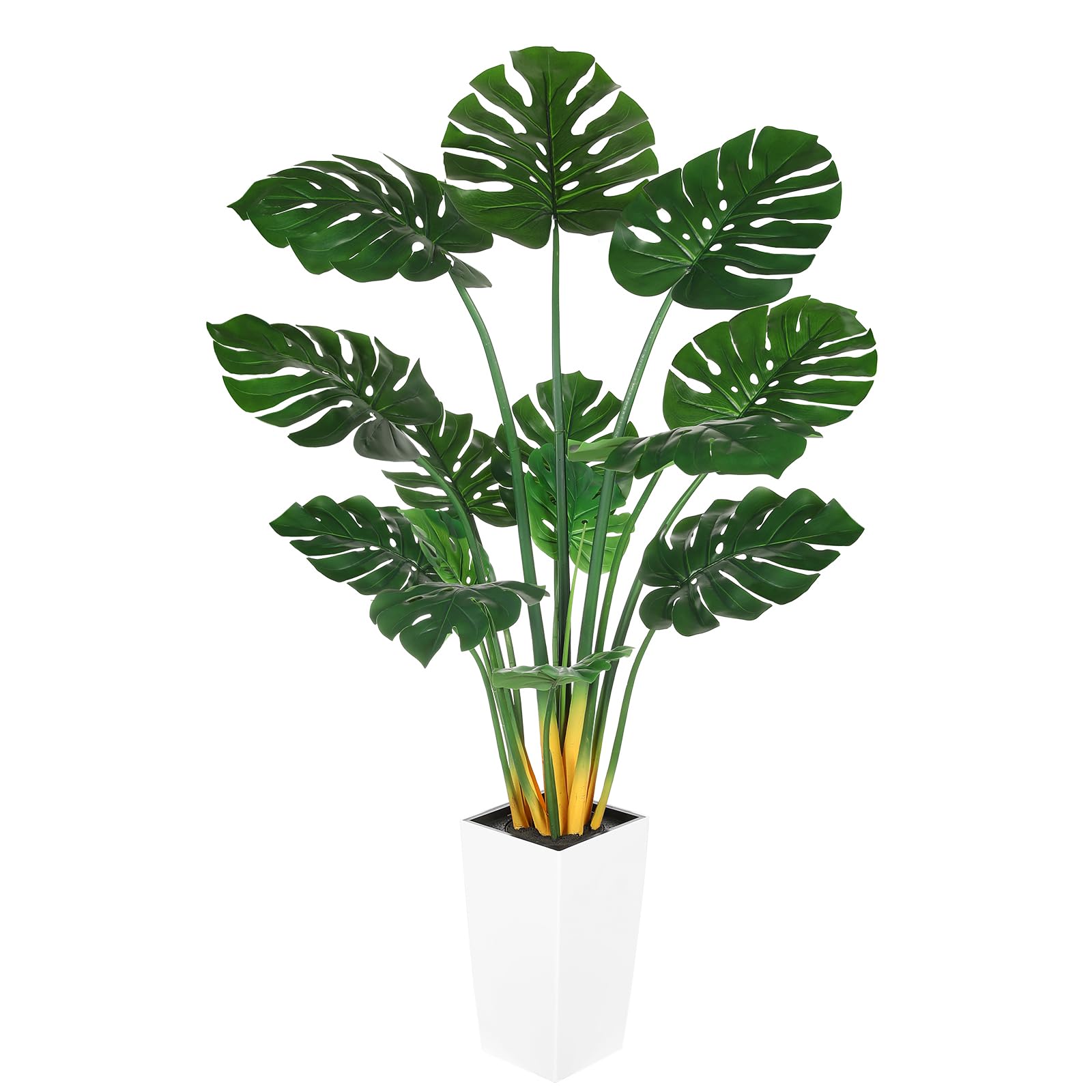 Amazon.com: PHYTREE Fake Monstera Plant 5.5ft - Faux Monstera Plant ...