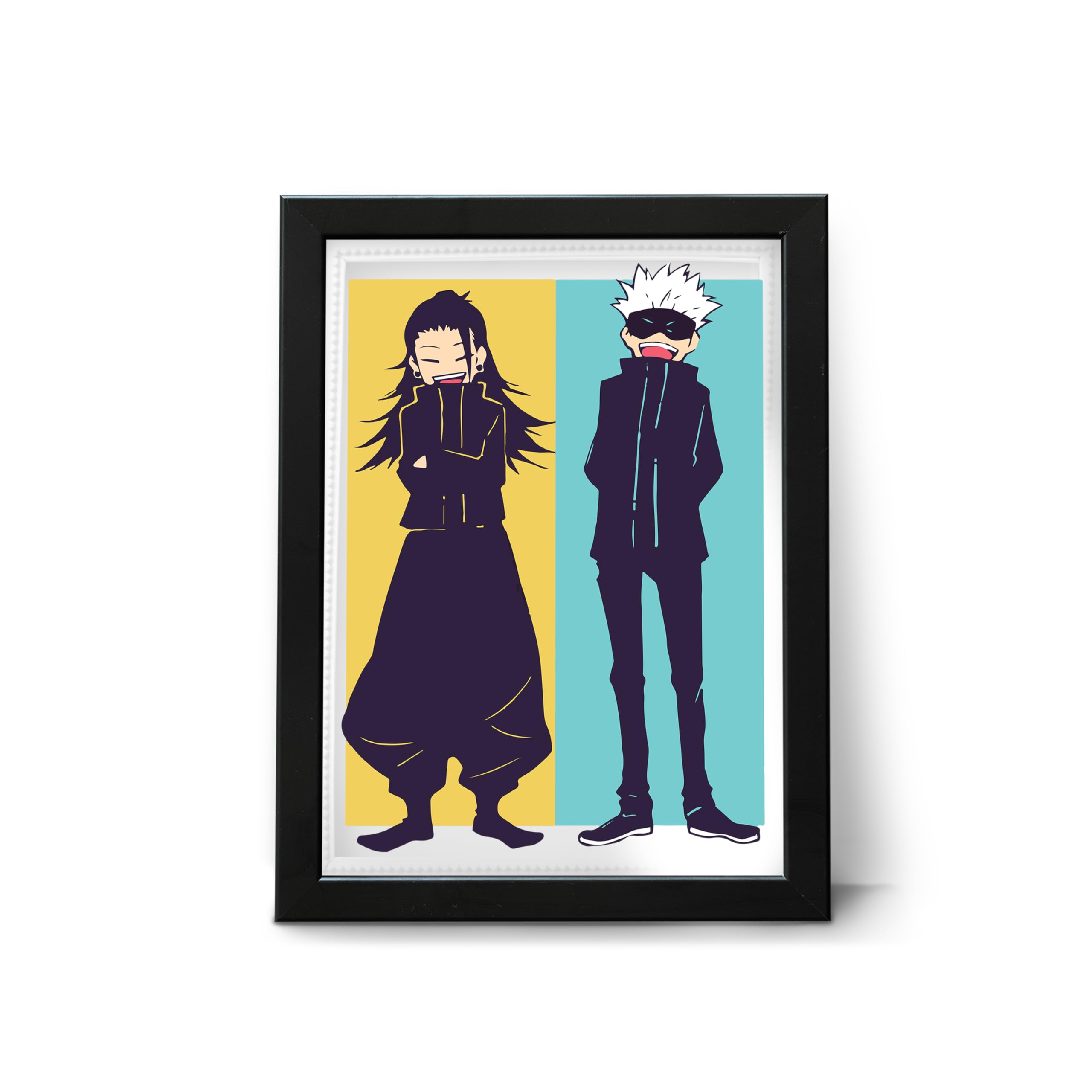 Dstrongest Anime Jujutsu Kaisen Geto and Gojo wall and tabletop Black ...