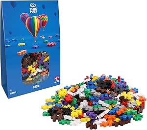 Amazon.com: PLUS PLUS – Basic Mix - 300 Piece, Construction Building ...