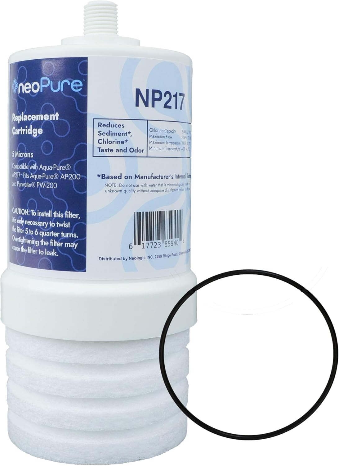 Water Filter Compatible With Aqua-Pure™ AP217 / AP200 Filters ...