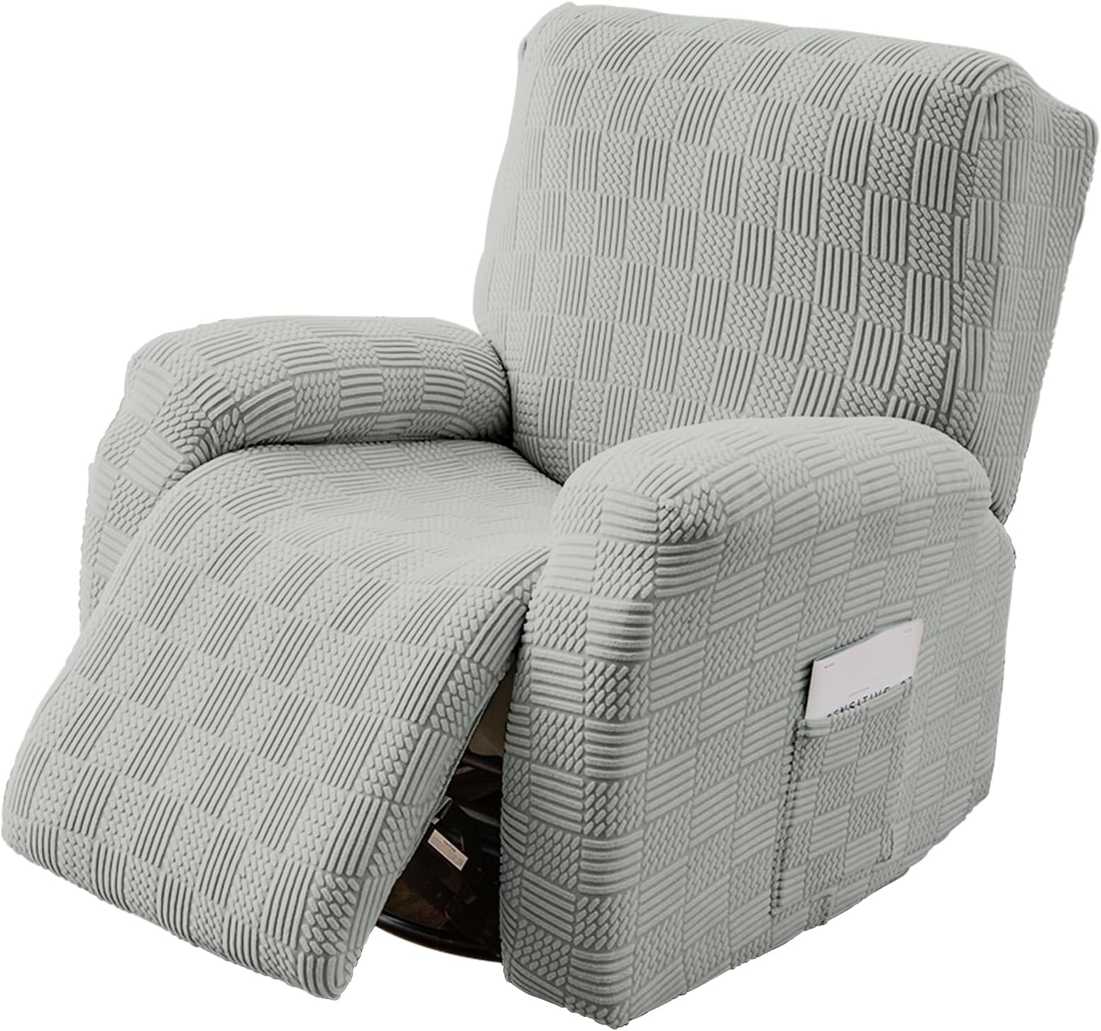 FANSU Recliner Chair Covers for Electric Chair 1 Seater with Pockets ...