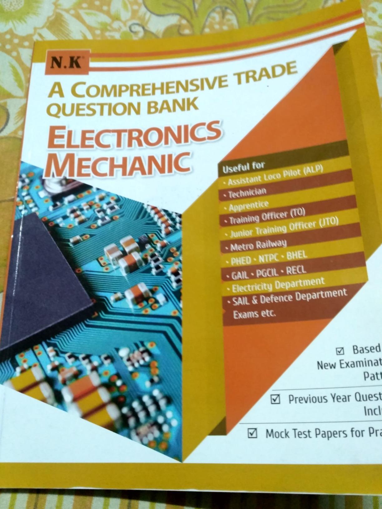 Buy A Comprehensive Trade Question Bank (Electronics Mechanic) Book ...