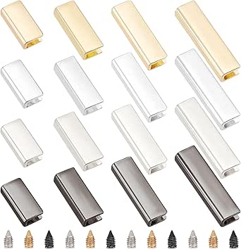 Amazon.com: WADORN 16 Sets 4 Colors Belt Tip with Screw, 0.75/1/1.26/1 ...