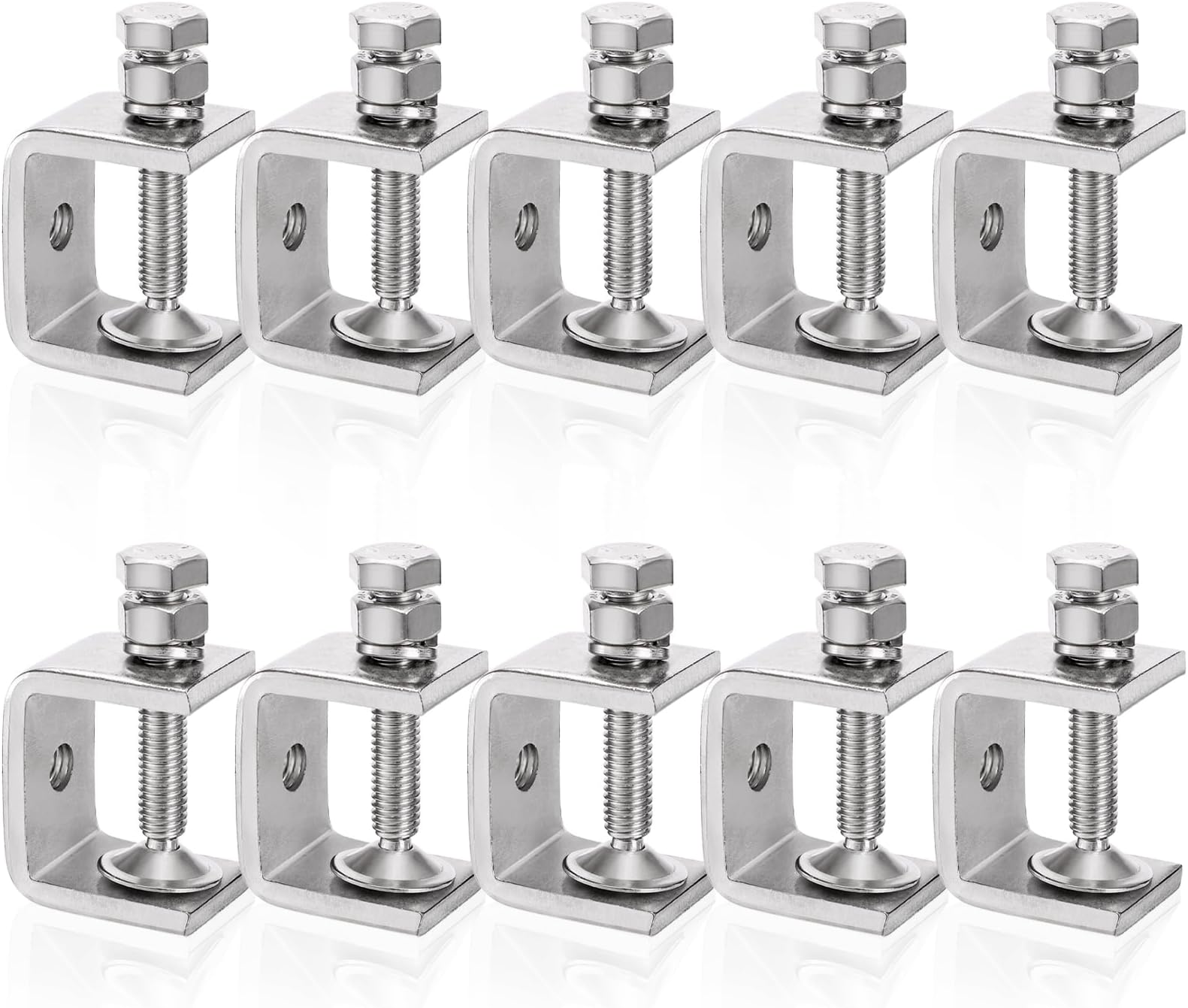 Harrier Wall-Mount Spring Clamps for Tools, Rakes and Brooms, 10-Pack ...