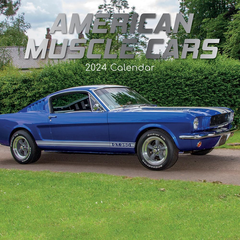 Amazon.com: 2024 Square Wall Calendar - American Muscle Cars 12 x 12 ...