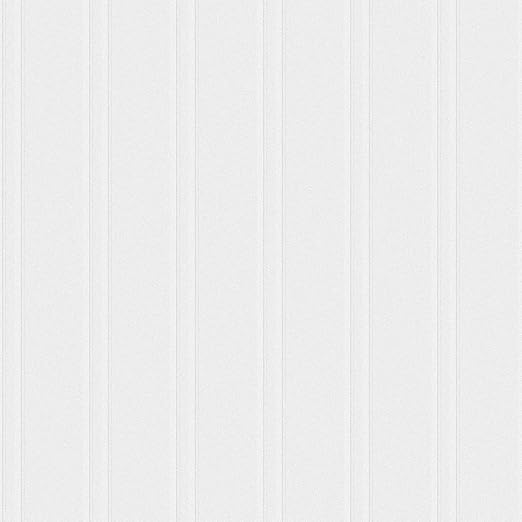 ReWallpaper Faux Beadboard Wallpaper Peel and Stick White Vinyl Contact ...
