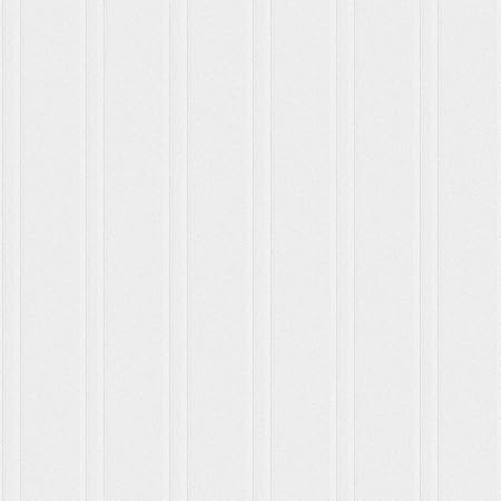 ReWallpaper Faux Beadboard Wallpaper Peel and Stick White Vinyl Contact ...