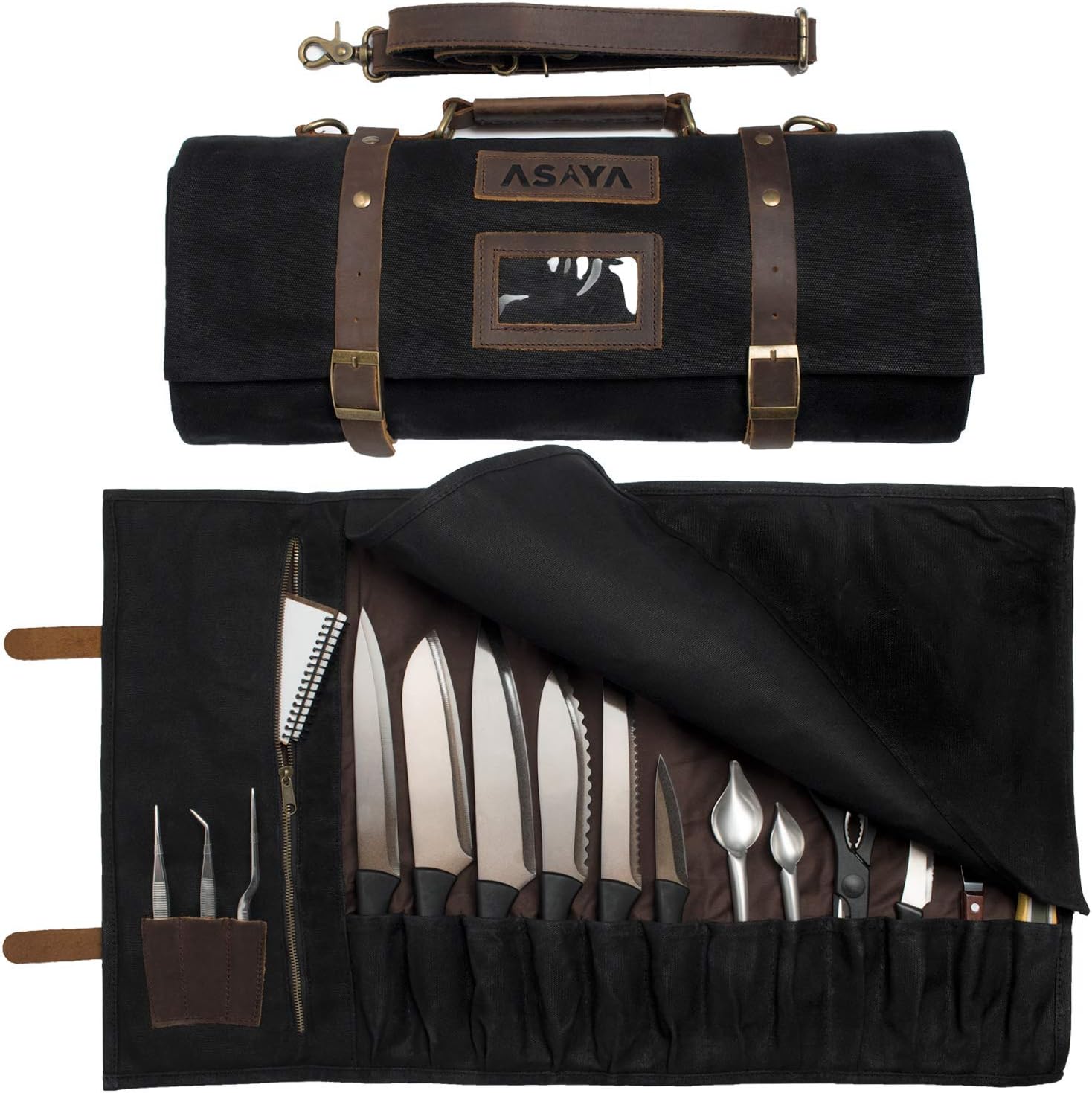 Amazon.com: Professional Chef Knife Bag for 10 Knives and Other ...