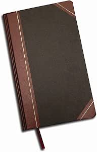 Adams Record Ledger, 8.63 x 14.13 Inches, Black Covers with Maroon ...