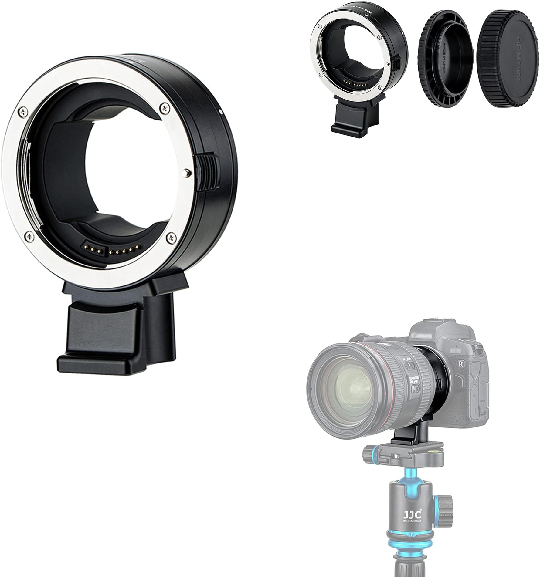 NEEWER Adaptateur de Monture EF vers EOS R, Objectif EF/EF-S vers ...