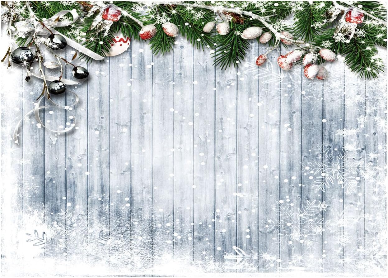 Amazon.com : Allenjoy 5x7ft Christmas Holiday Snowflake Backdrop for ...