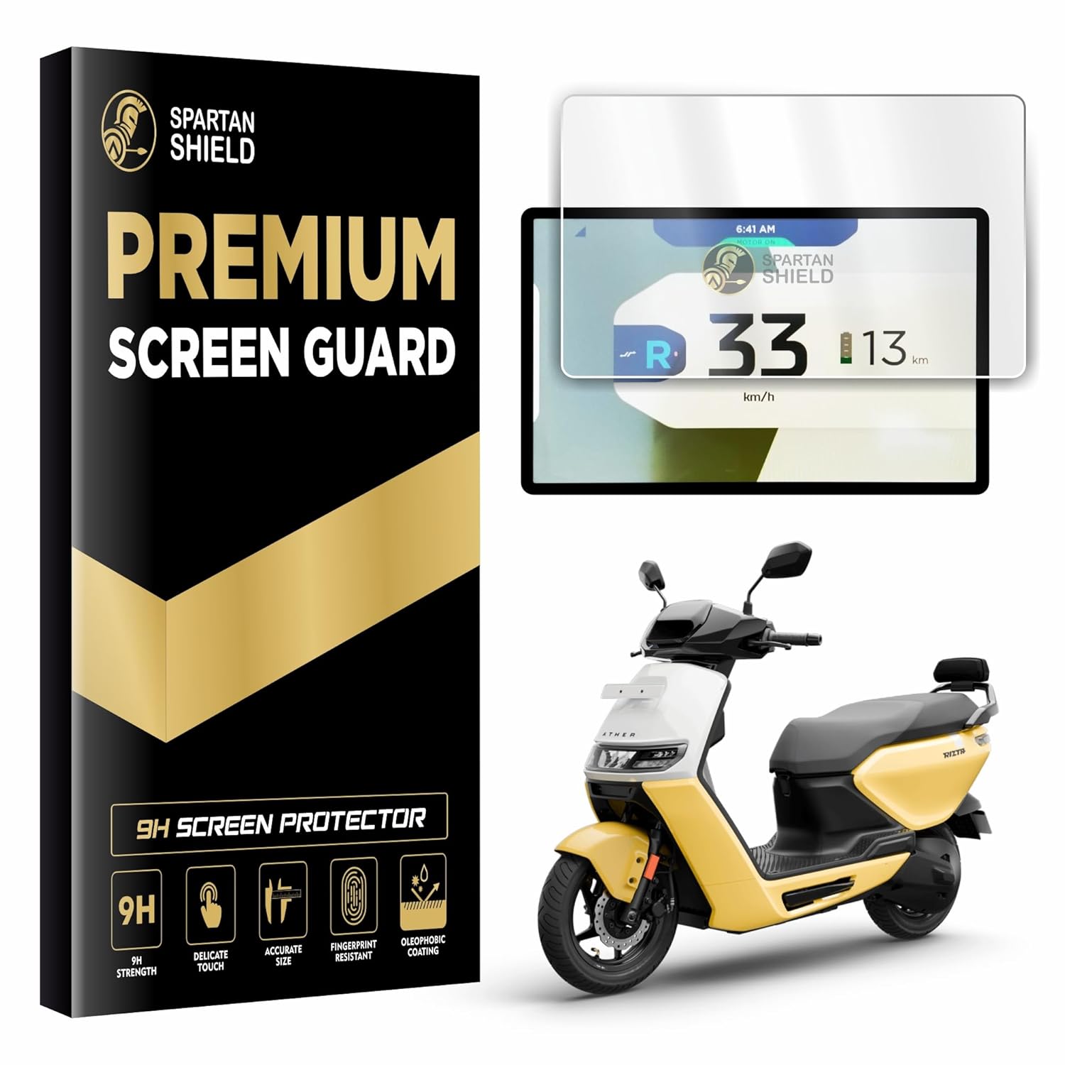 Spartan Shield Digital Meter Screen Guard For ATHER RIZTA EV Scooter ...