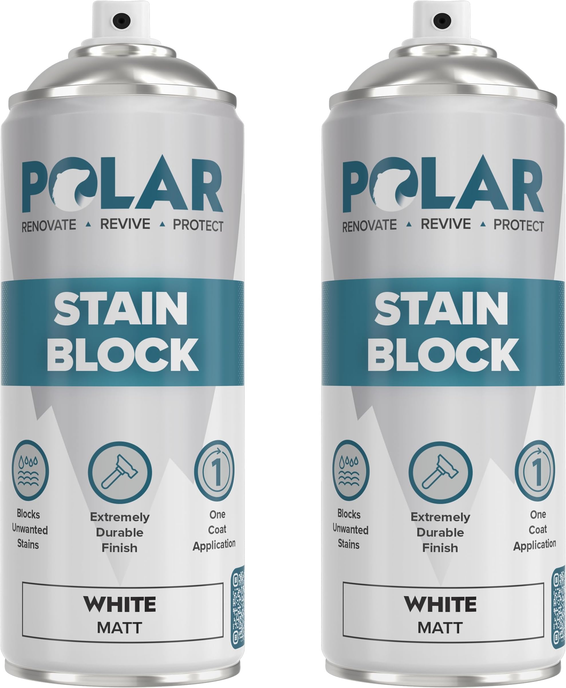 Polar Matte White Stain Blocking Ceiling Paint Spray & Primer in One ...
