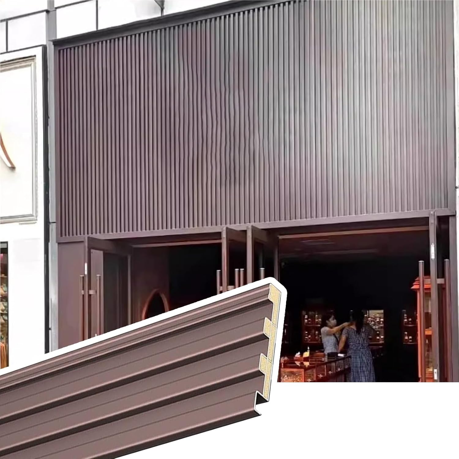 Amazon.com: Kunovo Roofing Panels Shop Billboards Cladding Metal ...