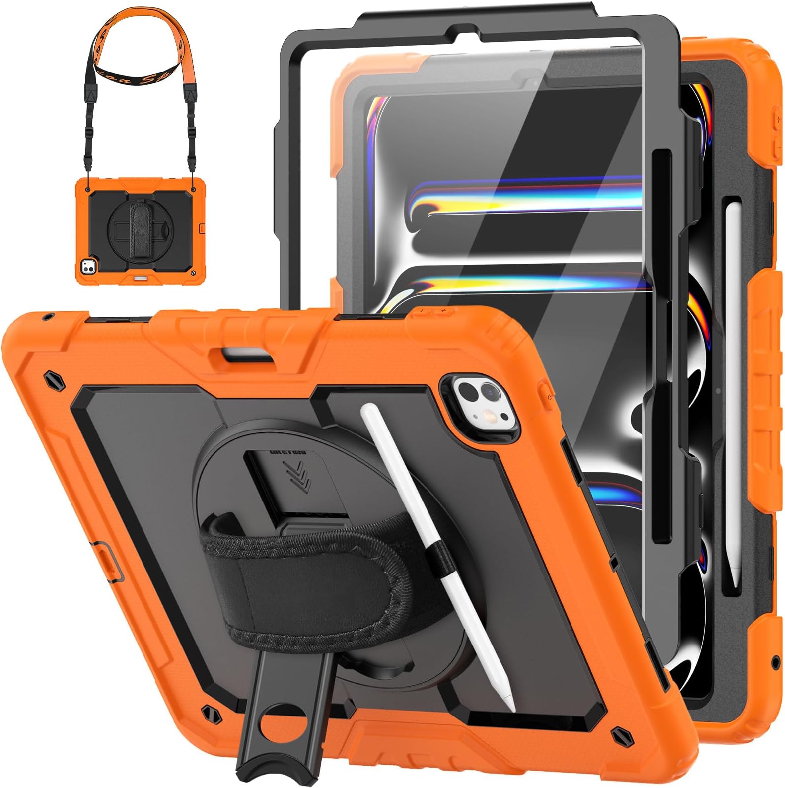 Amazon.com: HXCASEAC Case for iPad Pro 13 Inch Case 2024 (M4 ...